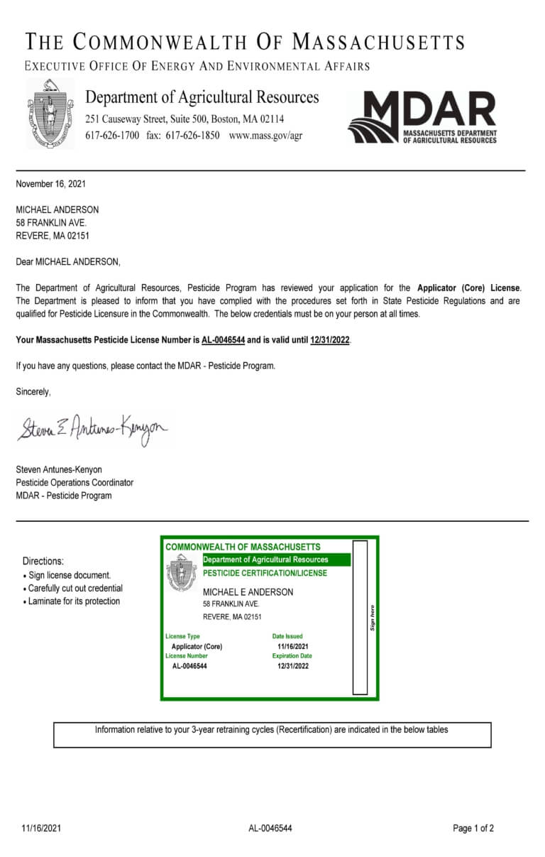 Michael Anderson - GreenHow Pest and Termite Control Boston